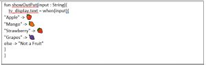 How To Replace Switch With When In Kotlin Concetto Labs