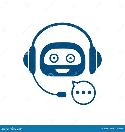 Chatbot Icon For Support Service Concept Smart Ai Technology Assistant