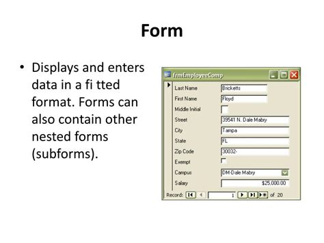 Ppt Introduction To Ms Access Powerpoint Presentation Free Download