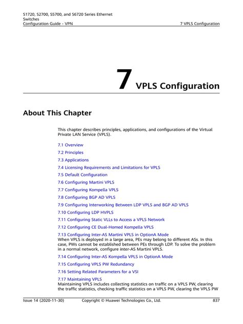 01 07 vpls configuration pdf networking multiprotocol label switching