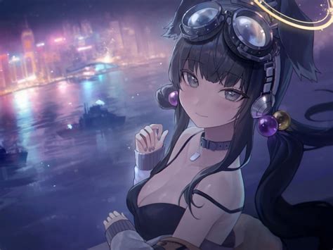 시모 작가 아트머그 캐릭터 일러스트 방송용 미소녀