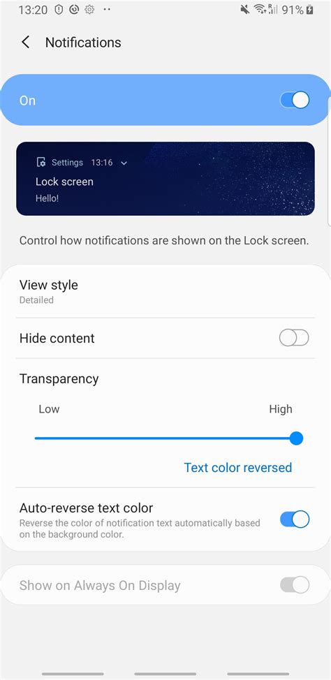 transparancy issue on custom notification that displays on android s