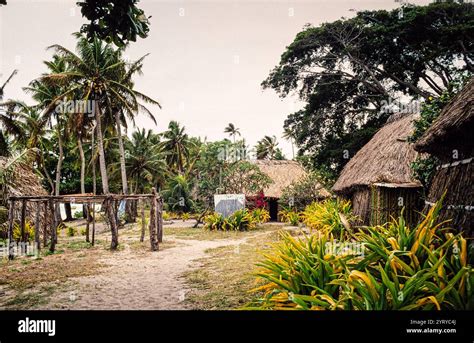 View Of Yasawa I Rara A Remote Village In The Yasawa Islands In Fiji