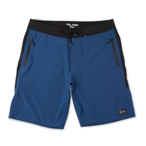 Shorts Mens Open Master Solid Smokey Blue Budget Marine