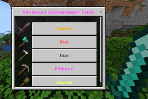 System Enchantements V Addon For Minecraft