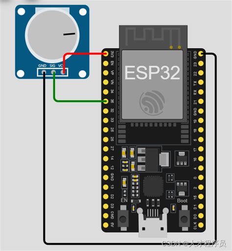 【史上最全面arduino esp32教程】电位器 esp32 电位器 csdn博客
