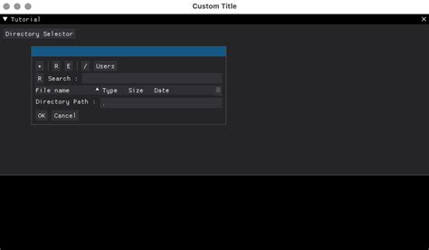 Cannot Style Directory Selector Cross Platform Bug · Issue 1928 · Hoffstadtdearpygui · Github