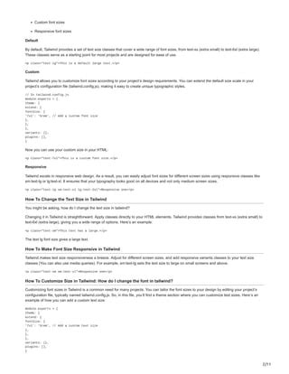 Your Introduction To Using Tailwind Font Size Better Pdf