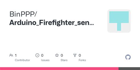 Github Binppparduinofirefightersender