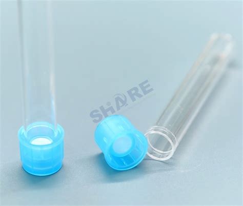 Blue Flow Cytometry Cap With Micron 35 Nylon Strainer Mesh Screen For