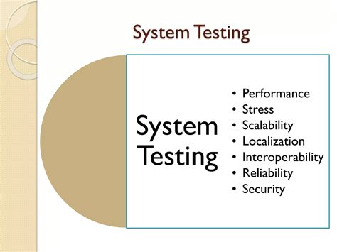Software Engineering System Testing Pptx Operating Systems Computer Software And Applications