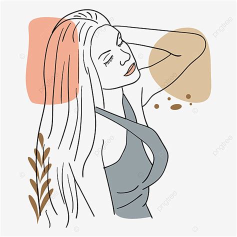 아름다운 여자 손으로 그린 라인 아트 디자인 손으로 그린 라인 아트 한 라인 아트 여자 라인 아트 Png 일러스트 및 벡터 에 대한 무료 다운로드 Pngtree