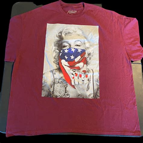 Marilyn Monroe Patriotic Flag Bandana And Diamond 3xl S Gem