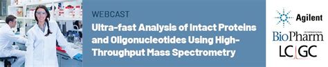 Ultra Fast Analysis Of Intact Proteins And Oligonucleotides Using High Throughput Mass Spectrometry