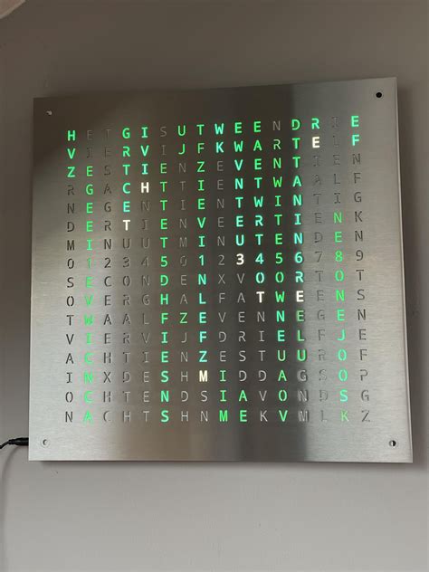 I Built A Wordclock Rarduino