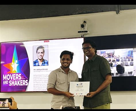 Aditya Shinde On Linkedin Honored And Humbled To Receive The Movers