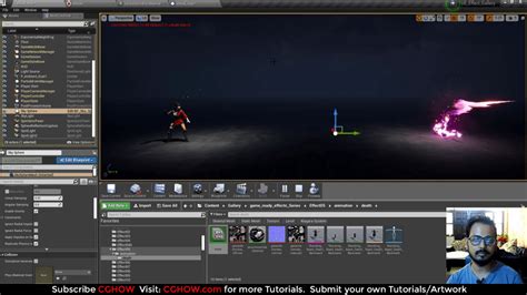 Projectile Hit Effect | UE4 Tutorial | Niagara Tutorial | - CGOW