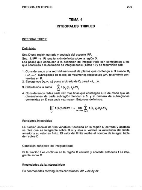 Integrales Triples Pdf