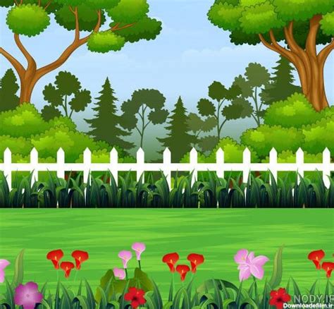 تصویر زمینه طبیعت کارتونی