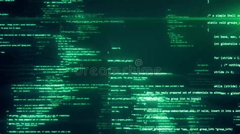 Green Coding Matrix Animation Stock Video Video Of Animation Cyberpunk 380815567