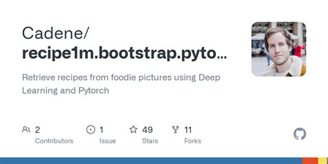Github Cadenerecipe1mbootstrappytorch Retrieve Recipes From