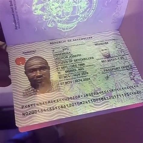 We Process Seychelles Passport For Harrykentravelandtour