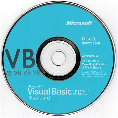 Microsoft Visual Basic Net Standard Version 2003 Microsoft Free