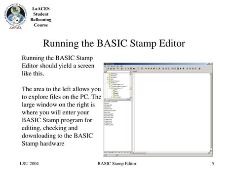 PPT The BASIC Stamp Editor PowerPoint Presentation Free Download ID 520875