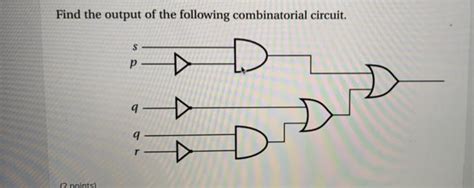 find the output of the following combinatorial
