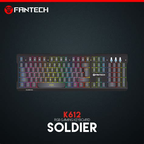FANTECH K612 Soldier RGB Gaming Keyboard - FANTECH