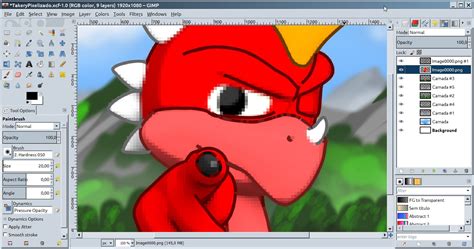 Gimp Pixelize CG Epic