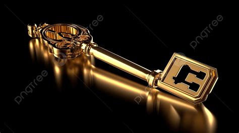 3d 렌더링의 황금 열쇠 기호 열쇠 잠금 로고 키 로고 배경 일러스트 및 사진 무료 다운로드 Pngtree