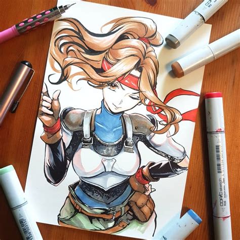 Oc Final Fantasy 7 Jessie Rasberry Commission Would You Think Cloud