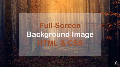 How To Set Background Image In Html And Css Using Vs Code Youtube