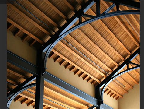 Rustic Wooden Beams In Wineries Architecture