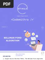 Bellman-Ford Algorithm Question Bank | PDF | Algorithms And Data Structures | Algorithms