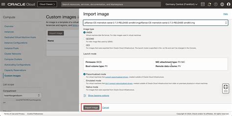install a pfsense firewall in oracle cloud infrastructure