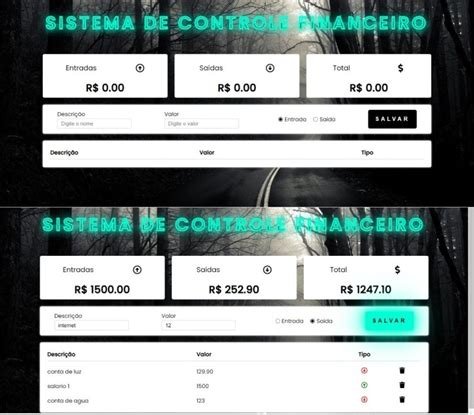 Github Suubiprabaxo Sistema Controle Financeiro Aplica O Visando Cria O De Um Sistema De