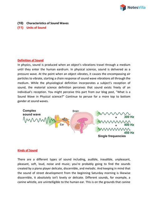 SOLUTION Physics Study Notes On Waves Unit Studypool