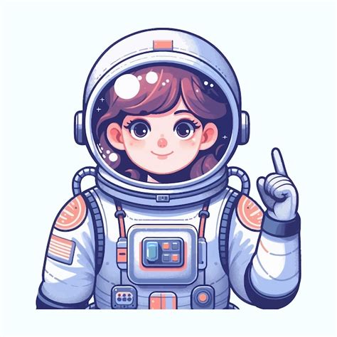 Premium Vector Astronaut Vector Illustration