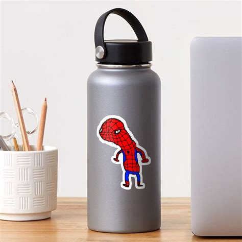Spoderman Meme Sticker For Sale By Fomodesigns Redbubble
