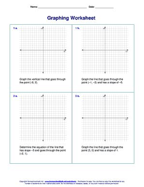 Fillable Online Graphing Worksheet Graphing Worksheet Fax Email Print PdfFiller