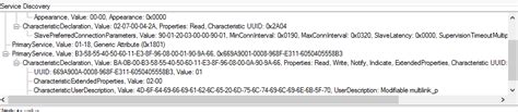 get value on nrf51822ek slave on central and display on terminal