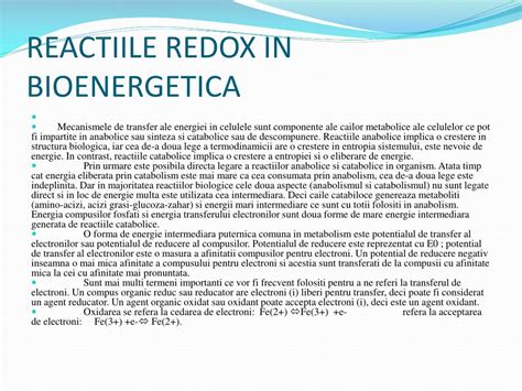 Ppt Reactii Redox Powerpoint Presentation Free Download Id 2163930