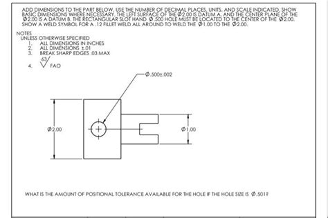 Solved ADD DIMENSIONS TO THE PART BELOW USE THE NUMBER OF Chegg Com