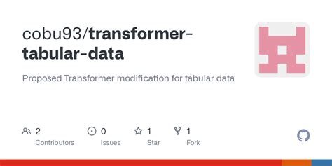 Transformer Tabular Data Example Ipynb At Main · Cobu93 Transformer Tabular Data · Github