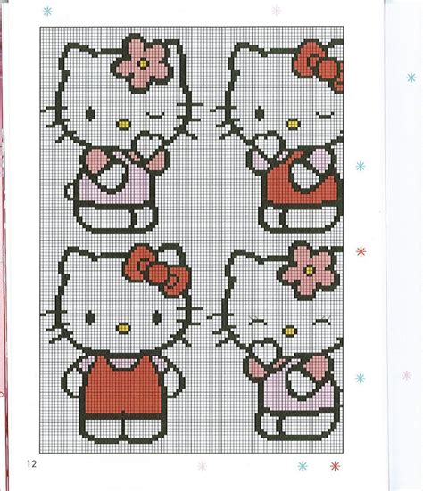 Хеллоу китти крестиком схема 97 фото
