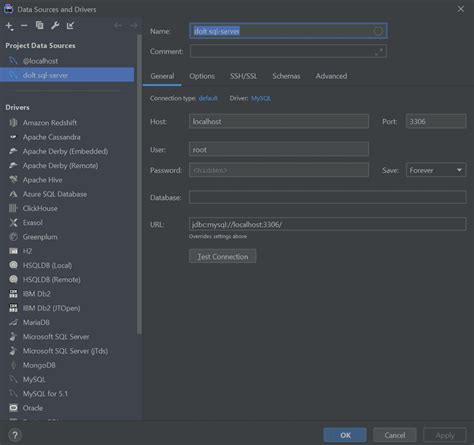 Using Dolt With The Jetbrains Datagrip Sql Workbench Dolthub Blog