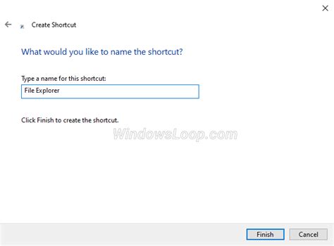 How To Create File Explorer Desktop Shortcut In Windows