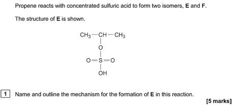 Isomers As Past Paper Question Analysis